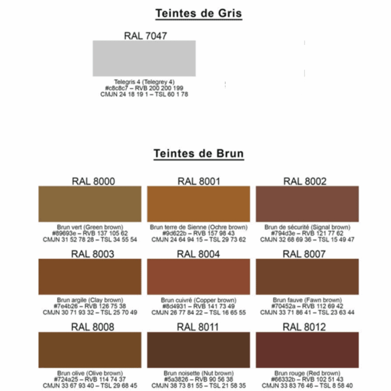 Colorant Ral 1kg pour RAPTOR » Raptor Store France